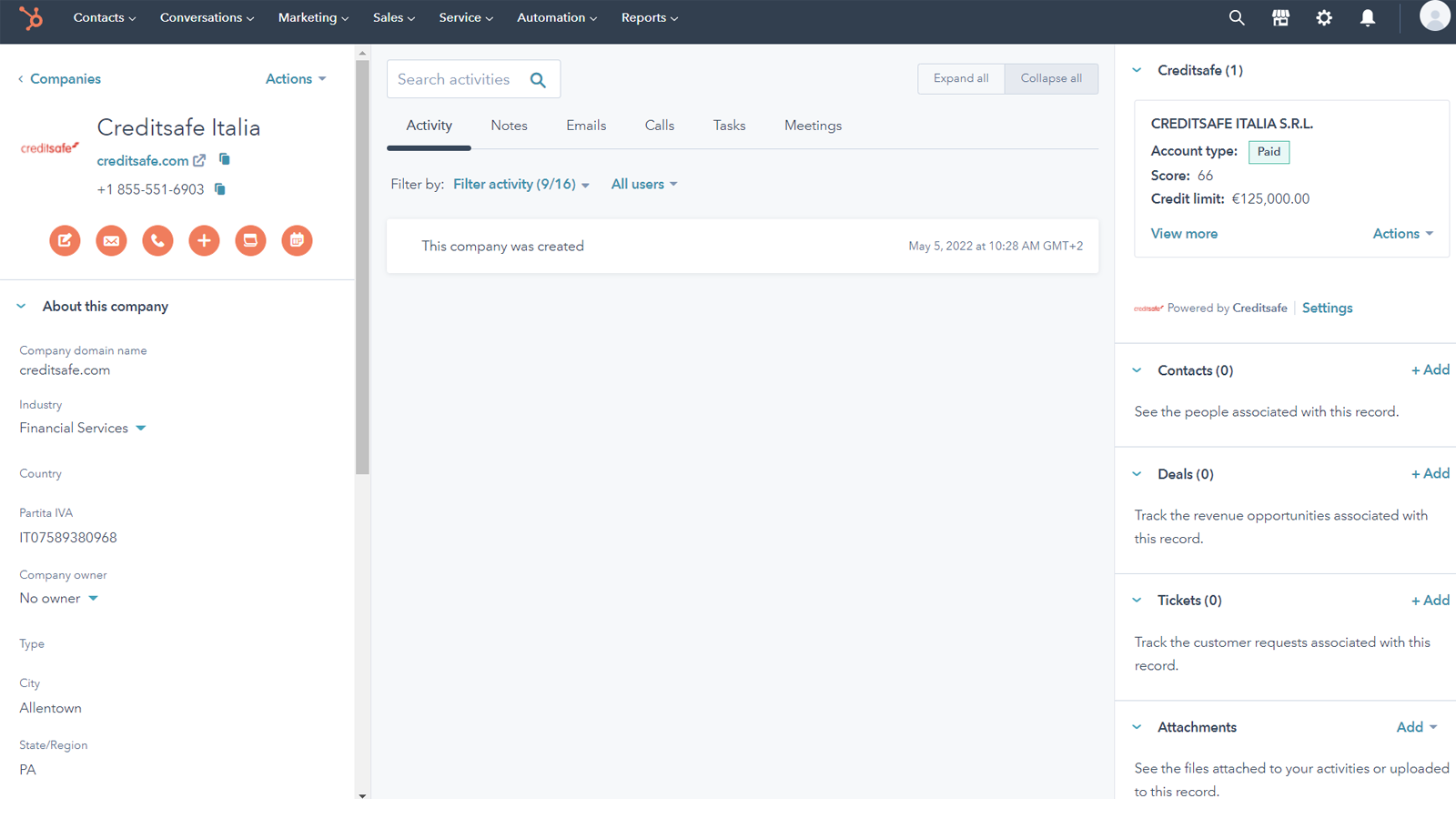 Creditsafe HubSpot Integration | Connect Them Today